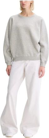 Bellerose Femme, Sweatshirts et sweats &agrave; capuche, Gris, Taille: 38 FR Fella Relaxed SweaT-shirt