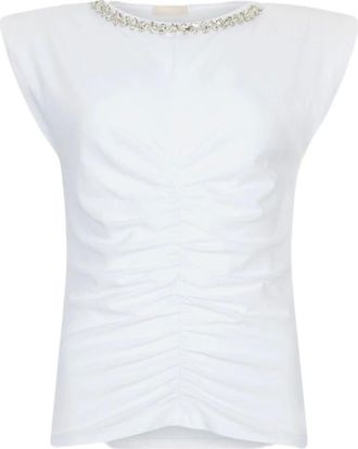 Liu Jo Femme, Tops, Blanc, Taille: 36 FR T-shirts et Polos Blancs