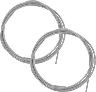 Aboofan 2 Stück Basketballnetz Ersatz aus Langlebigem Pulverbeschichtetem Stahlseil für Basketballkorb Einfach zu Montierende Netzhalterung Wetterbeständig un