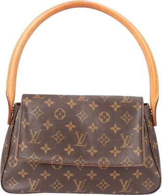 Louis Vuitton Crossbody Bags - Louis Vuitton Canvas Monogram Looping PM Shoulder - Gr. unisize - in Braun - f&uuml;r Damen