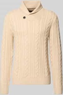 Premium by Jack & Jones Strickpullover mit Zopfmuster Modell CALLUM