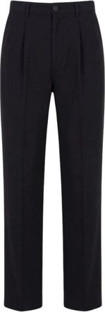 Danton Homme, Pantalons, Bleu, Taille: W42 C/N Double Pleated Easy Pants