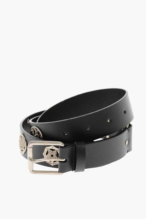 Dior Leather Belt with 30mm Metal Details Dior