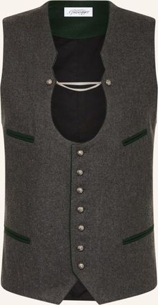 Grasegger Trachtenweste Miesbacher grau