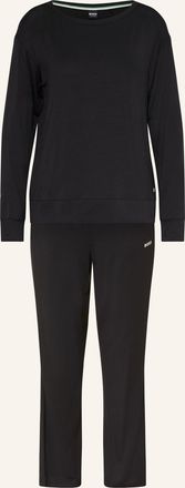 HUGO BOSS Schlafanzug Element schwarz