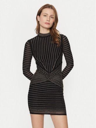 Guess Coctailkleid 5RGK30 6218A Schwarz Regular Fit
