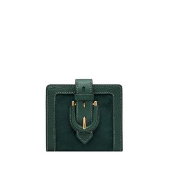 Fossil Fossil Harwell, Portefeuille bi-Pliable pour Femme, Vert, s