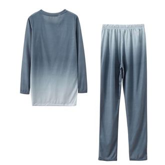 Generic Ensemble de sport 2 pi&egrave;ces pour femme en polaire chaude pour femme - Chemise de nuit ample d&eacute;contract&eacute;e douce et confortable - Ensemble chandail et pa