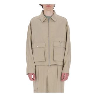Maison Kitsun&eacute; Zip-Jacke - - Jackets - Herren - Beige - XL