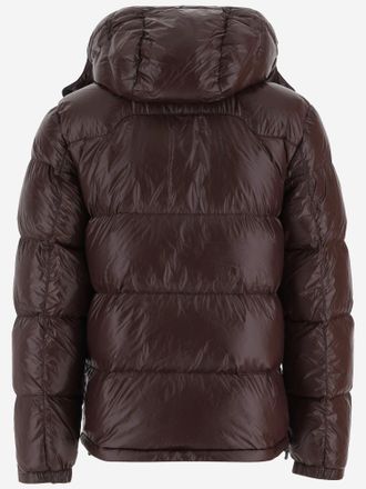Polo Ralph Lauren Hooded Nylon Padded Down Jacket - Brown