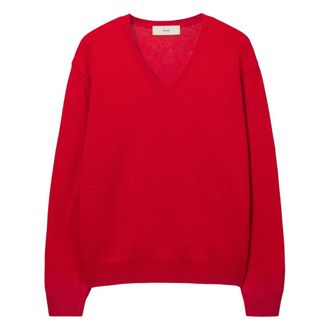Dunst V-Ausschnitt Strickware - - Knitwear - Herren - Rot - S