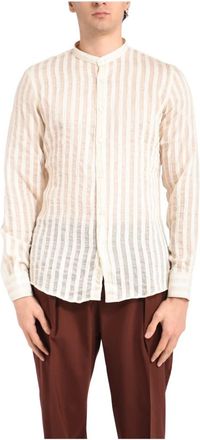 Daniele Alessandrini Homme, Chemises, Beige, Taille: 3XL Casual Shirt