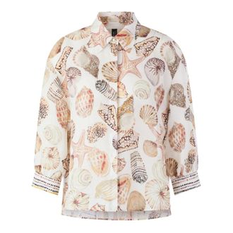 Marc Cain Damen, Blusen & Hemden, Beige, 3XLGr&ouml;&szlig;e