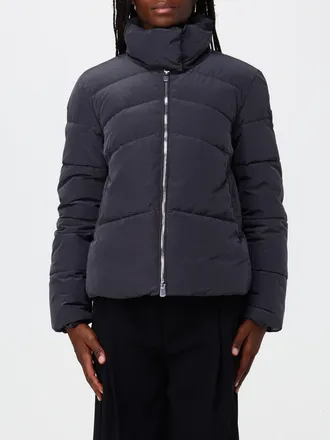 Pinko Doudoune courte en nylon matelass&eacute; d&eacute;perlant avec col montant