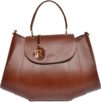 Isabella Rhea Kastanienbraun Rindsledertasche