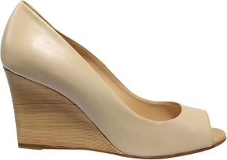 Tod's Femme, Chaussures, Beige, Taille: 36 1/2 EU Escarpins compens&eacute;s