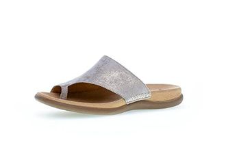 Gabor Mules pour femme, &agrave; enfiler, Best Fitting, Mules, chaussures de jardin, sabots d&eacute;t&eacute;, pantoufles, s&eacute;parateurs dorteils, coquillage, 39 EU / 6 UK, Coqui