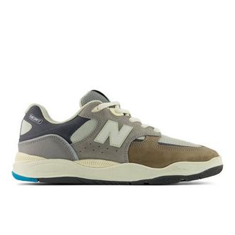 New Balance Unisex NB Numeric Tiago Lemos 1010 in Grau/Blau, Wildleder/Mesh, Gr&ouml;&szlig;e 38.5