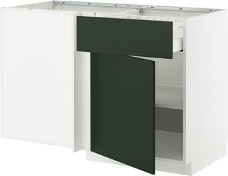 IKEA METOD / MAXIMERA Eckunterschrank mit Schublade+Boden