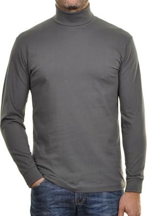 Ragman Ragman - T-Shirt à manches longues - Col roulé - Manches Longues - Homme - gris - XXXXL