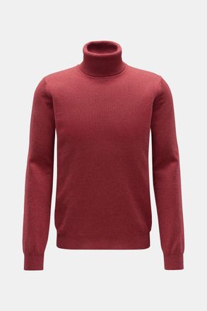 Braun Hamburg Herren - Cashmere Rollkragenpullover rot