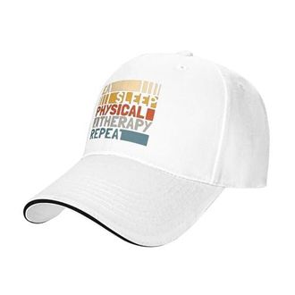 Generic Chapeau De Baseball Manger, Dormir, Physioth&eacute;rapie Chapeau De Golf Respirante D&eacute;contract&eacute;e Casquette Unisexe, pour Plage, Randonn&eacute;e, Hommes, 55-59cm