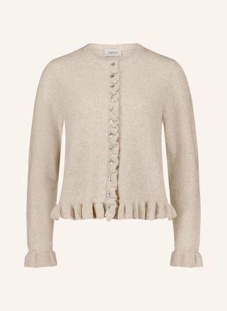 Cartoon Cartoon Strickjacke Mit R&uuml;schen beige