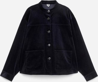 Arket Overshirt Aus Cord -Blau