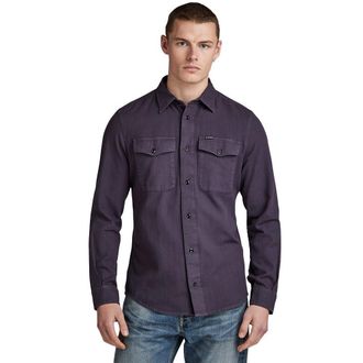 G-Star G-Star RAW Herren Marine Slim Hemd, Purpur (dk Grape gd D20165-D454-C124), XS