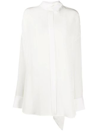 Balenciaga Klassisches Smoking-Hemd - Weiß