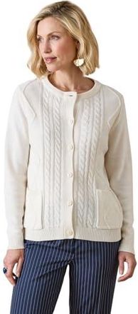 Daxon Cardigan Maille torsad&eacute;e - Femme