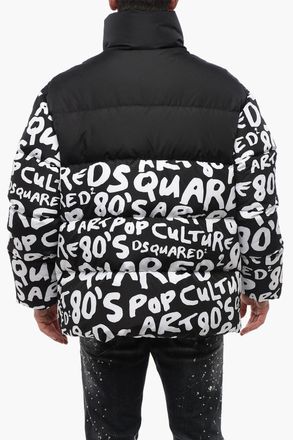 Dsquared2 Quilted Puffer POP 80 With Lettering Dsquared2