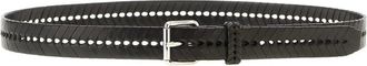 Christophe Lemaire Homme, Accessoires, Noir, Taille: 85 CM Braided Belt 30