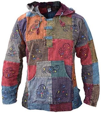 Gheri Sweat &agrave; capuche en coton l&eacute;ger pour homme, D&eacute;lav&eacute;, XL