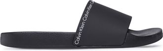Calvin Klein Pantoletten Calvin Klein Pool Slide Rubber HM0HM00981 Schwarz