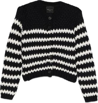 Roberto Collina striped knit cardigan - Blau