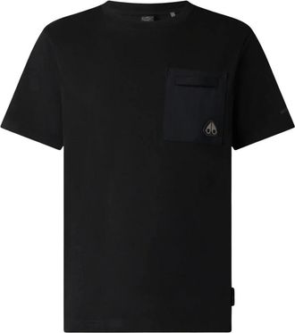 Moose Knuckles Homme, Tops, Noir, Taille: XS Dalon T-shirt