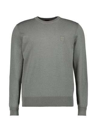 Boss Orange by Hugo Boss BOSS Orange Herren Pullover grau unifarben