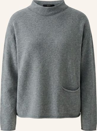 Oui Pullover grau