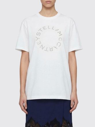 Stella McCartney T-shirts en coton avec logo