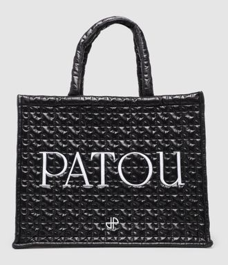Patou Grand Cabas Black Ski Slope