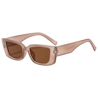 Generic Lunettes De Soleil Tendance For Hommes Et Femmes, Id&eacute;ales For Les Vacances, F&ecirc;tes En Plein Air Ou Comme D&eacute;coration(Brown)