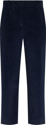 Max Mara Femme, Pantalons, Bleu, Taille: 36 FR Marruca Velvet Pantalons