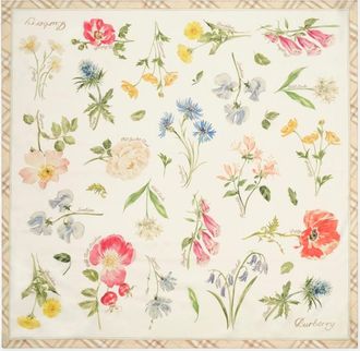 Burberry Foulard en soie Blooms of Britain