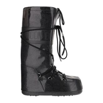 Moon Boot Femme, Chaussures, Noir, Taille: 39 EU Bottine dHiver Iconique &agrave; Paillettes Noire