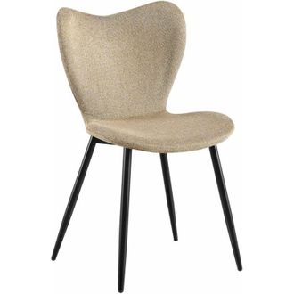 Clp Chaise de salle &agrave; manger Maika Taupe Tissu