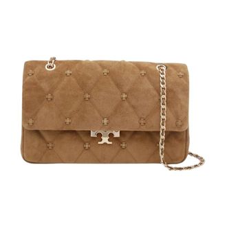 Tory Burch Bunny Knot Suede Schultertasche - - Bags - Damen - Braun - ONE SIZE