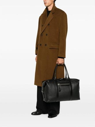 Tom Ford Calf Leather Duffle Bag - Black
