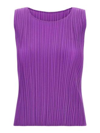Pleats Please Issey Miyake Top - Violet