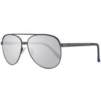 Guess Sonnenbrille GF0172 08C Gunmetal Grau Verspiegelt
